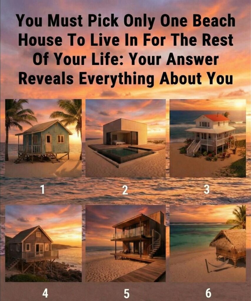 Choose a Beach House and Discover What It Reveals About You! – ThePatsWALK